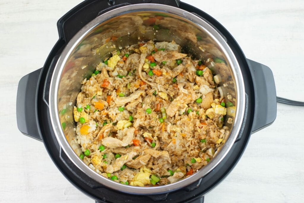 Instant Pot Chicken Fried Rice - Flour On My Face