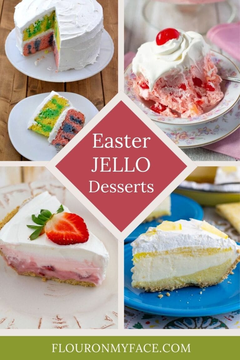 Easter JELLO Desserts - Flour On My Face