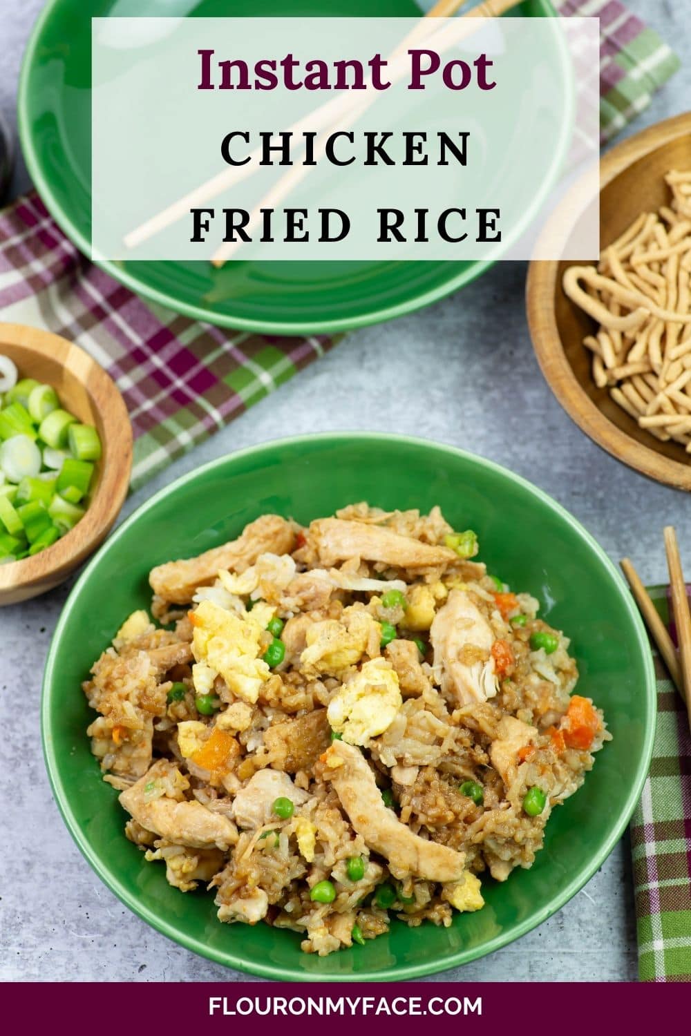 Instant Pot Chicken Fried Rice - Flour On My Face
