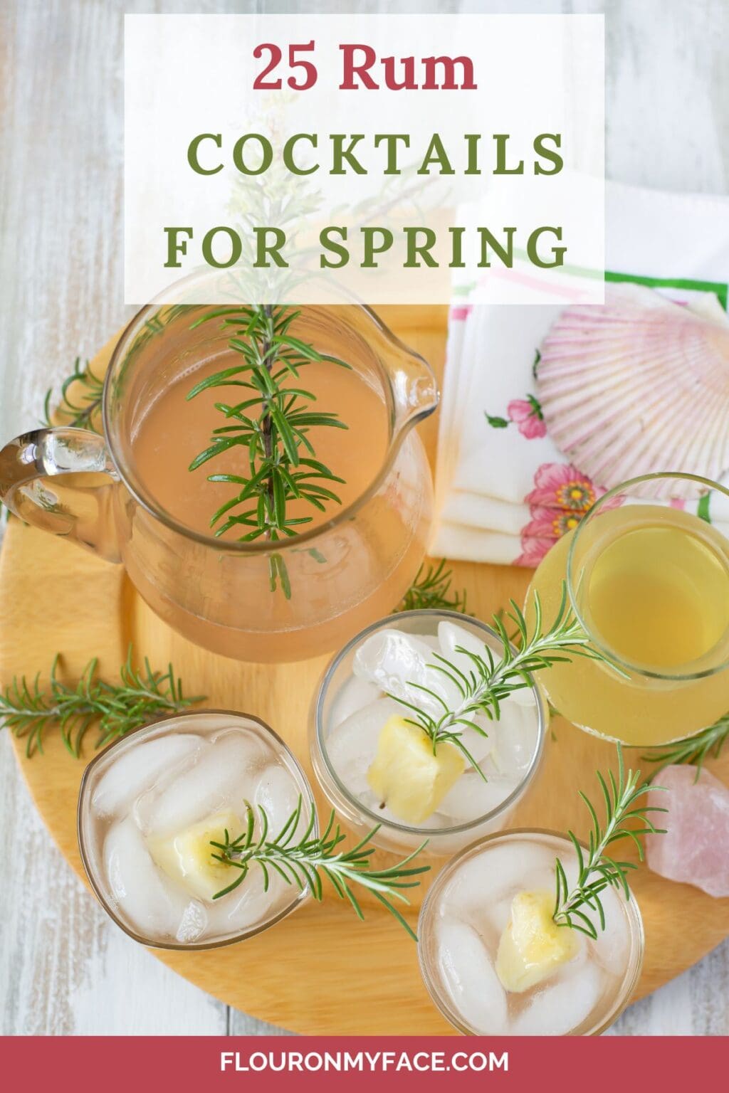 Spring Rum Cocktails - Flour On My Face