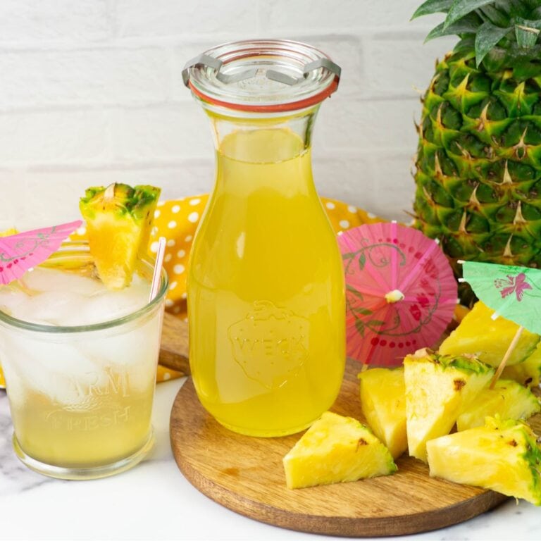 Homemade Pineapple Syrup Recipe - Flour On My Face