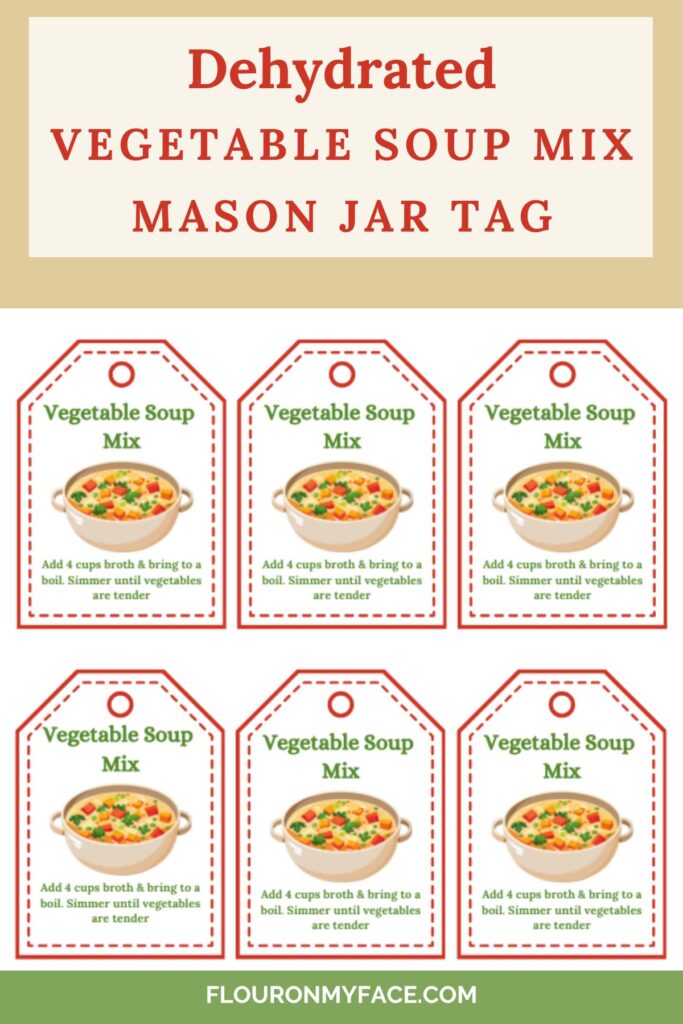 Dried Vegetable Soup Mix Recipe - Flour On My Face